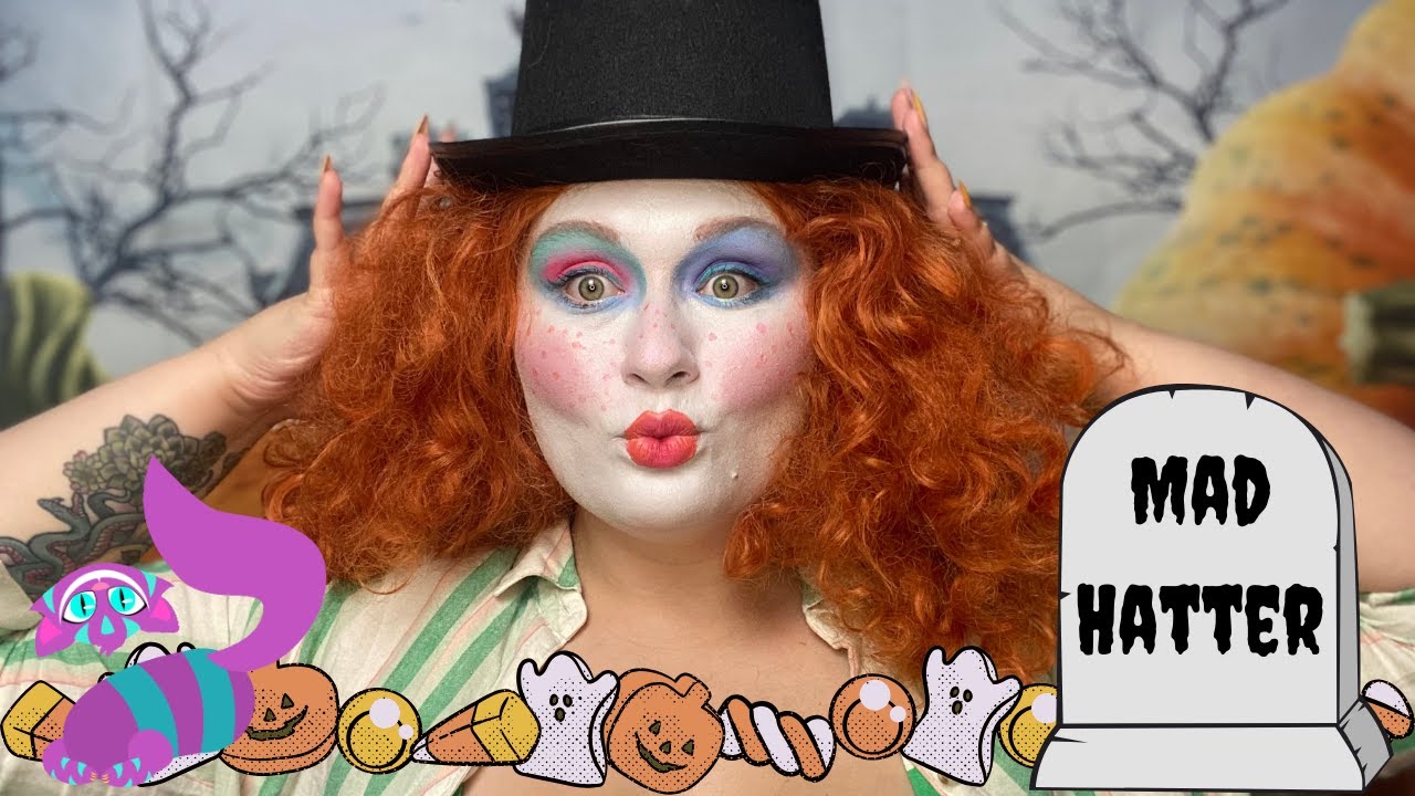 Mad Hatter Halloween Makeup Tutorial - YouTube