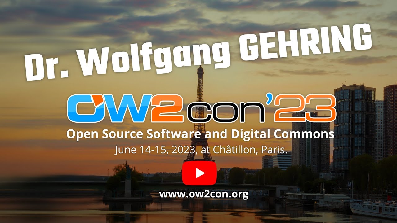 Dr. Wolfgang Gehring, FOSS Ambassador, Mercedes-Benz Tech Innovation, OW2con'23 Keynote Address ...