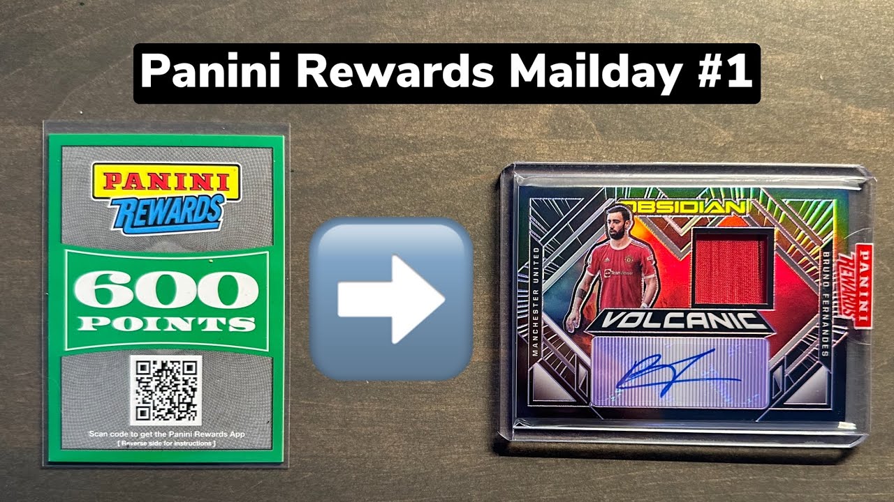 Panini Rewards Mailday #1 - How To Make Good Use of Points - YouTube