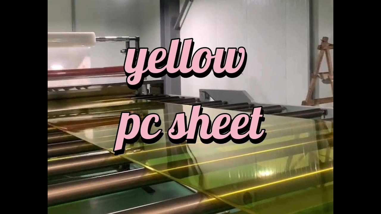 yellow pc sheet - YouTube