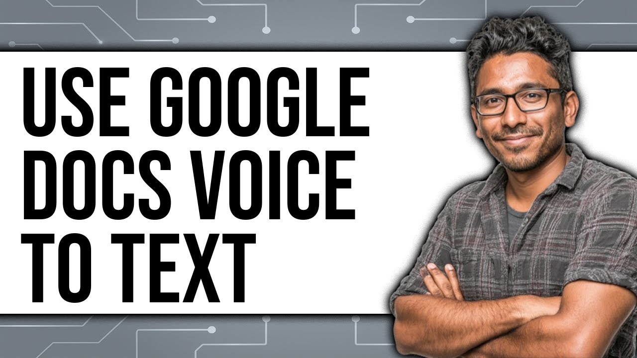 How To Use Google Docs Voice To Text (New 2025) - YouTube