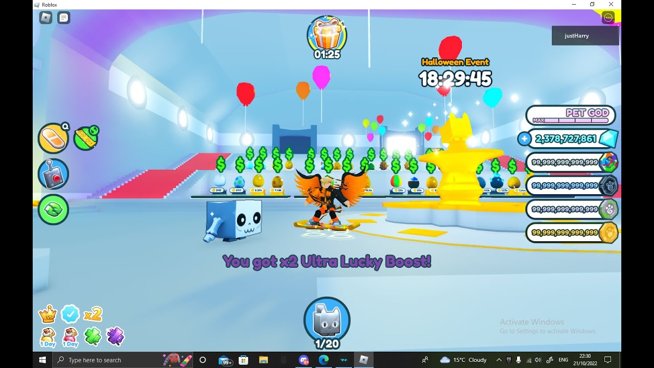 pet simulator x live countdown - YouTube