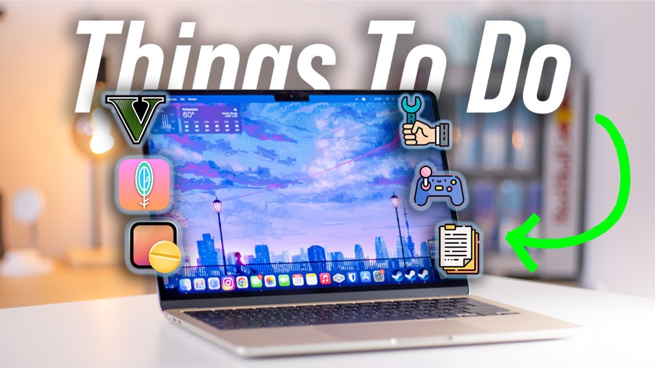 11 Things To Do M3 MacBook Air | Setup & Customization - YouTube