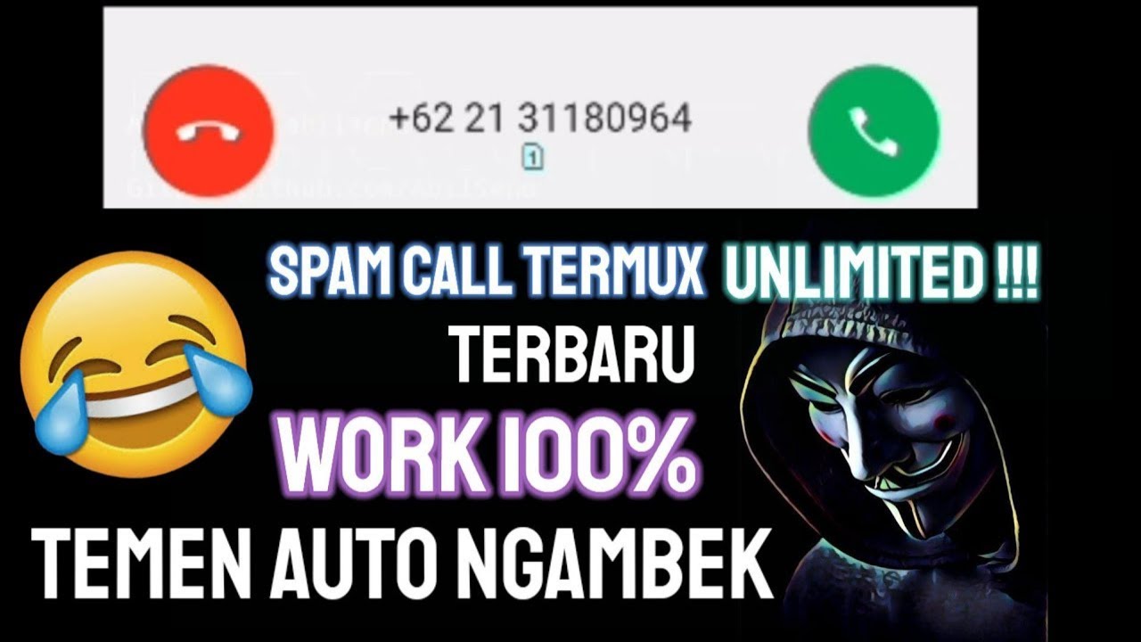 Spam call via termux terbaru 2021 | Unlimited - YouTube