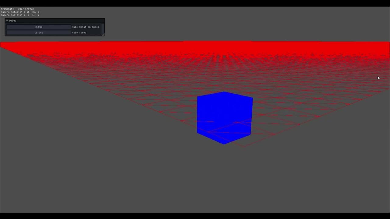 [DirectX 11] World, Grid, Camera, Cube - YouTube