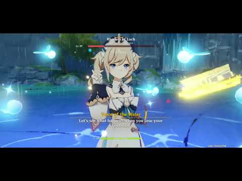 Genshin Impact: Rhodeia of Loch (Oceanid Boss Fight) - YouTube