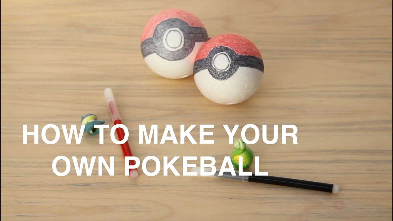 How to make your own Pokeball - YouTube