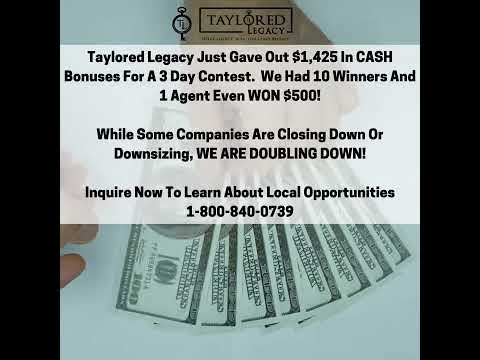 Taylored Legacy Weekend Warrior Final Expense Contest - YouTube