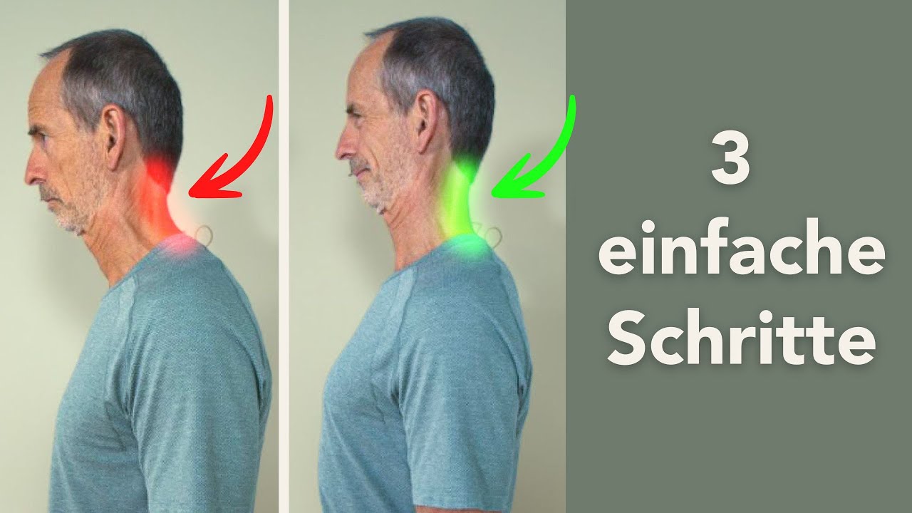 Gerader Nacken - Hals aufrichten in 3 Schritten - YouTube