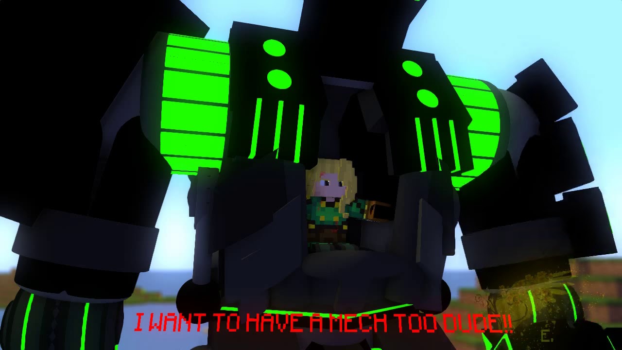 Giant machine (Minecraft animation) - YouTube