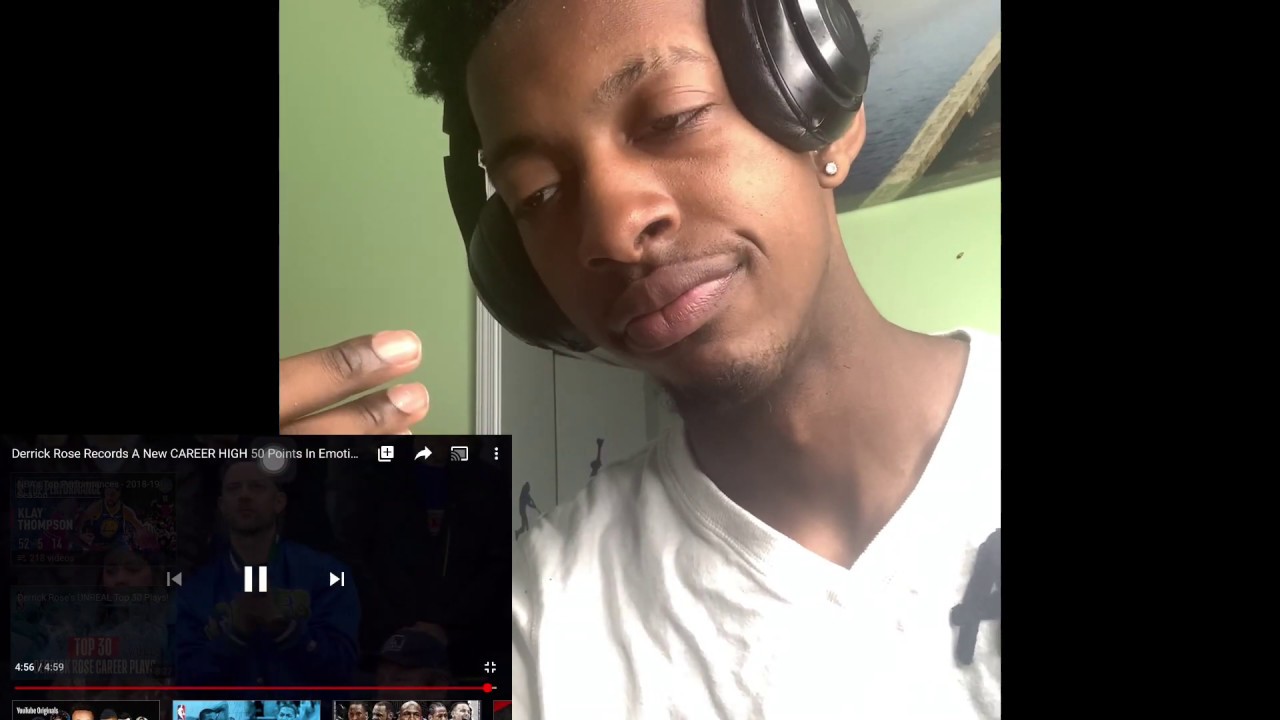 DjReacts- Y’all Counted The Best Point Guard Out Derrick Rose 50 Point ...