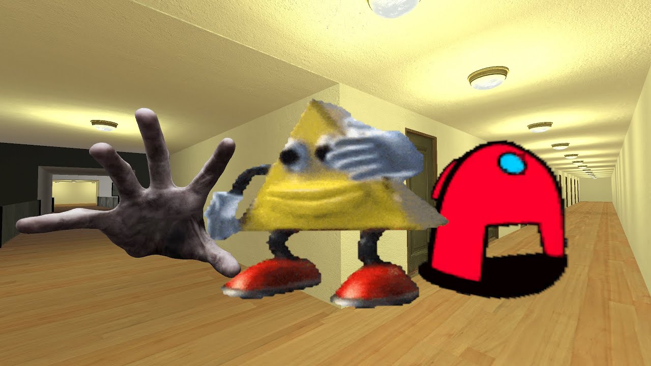 Dancing Triangle, Scary Hand And Scary Among Us Nextbot Gmod - YouTube