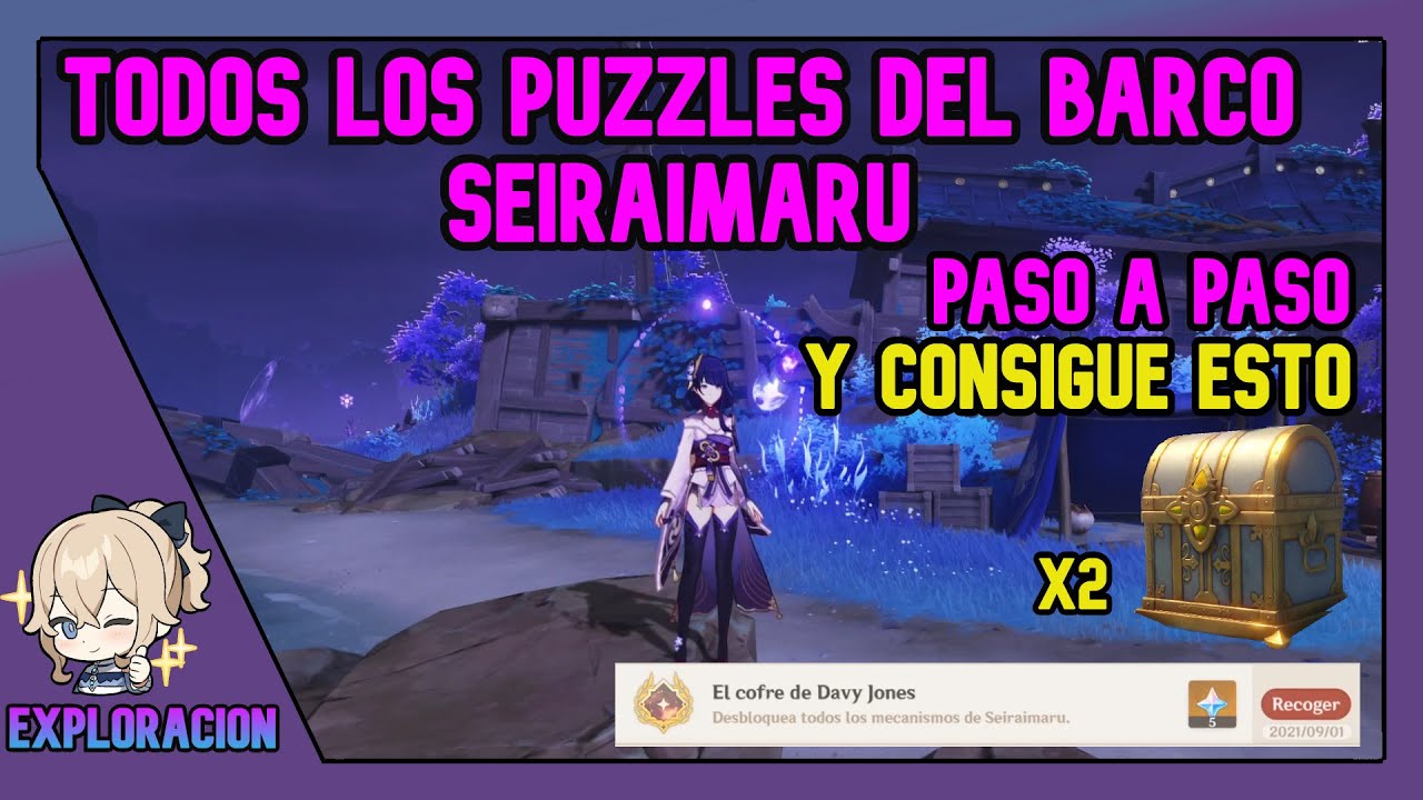 TODOS LOS PUZZLES BARCO SEIRAIMARU INAZUMA 2.1 / Genshin Impact ...