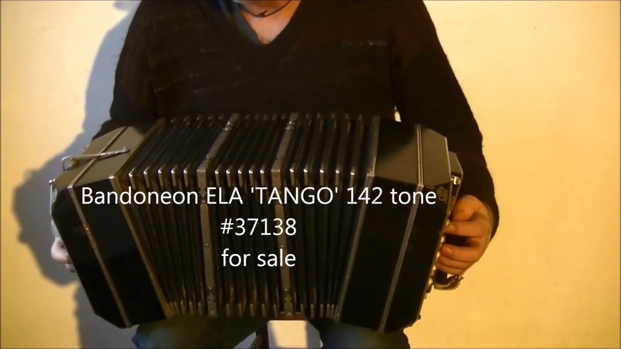 ELA 'Tango' bandoneon #37138 black liso - YouTube