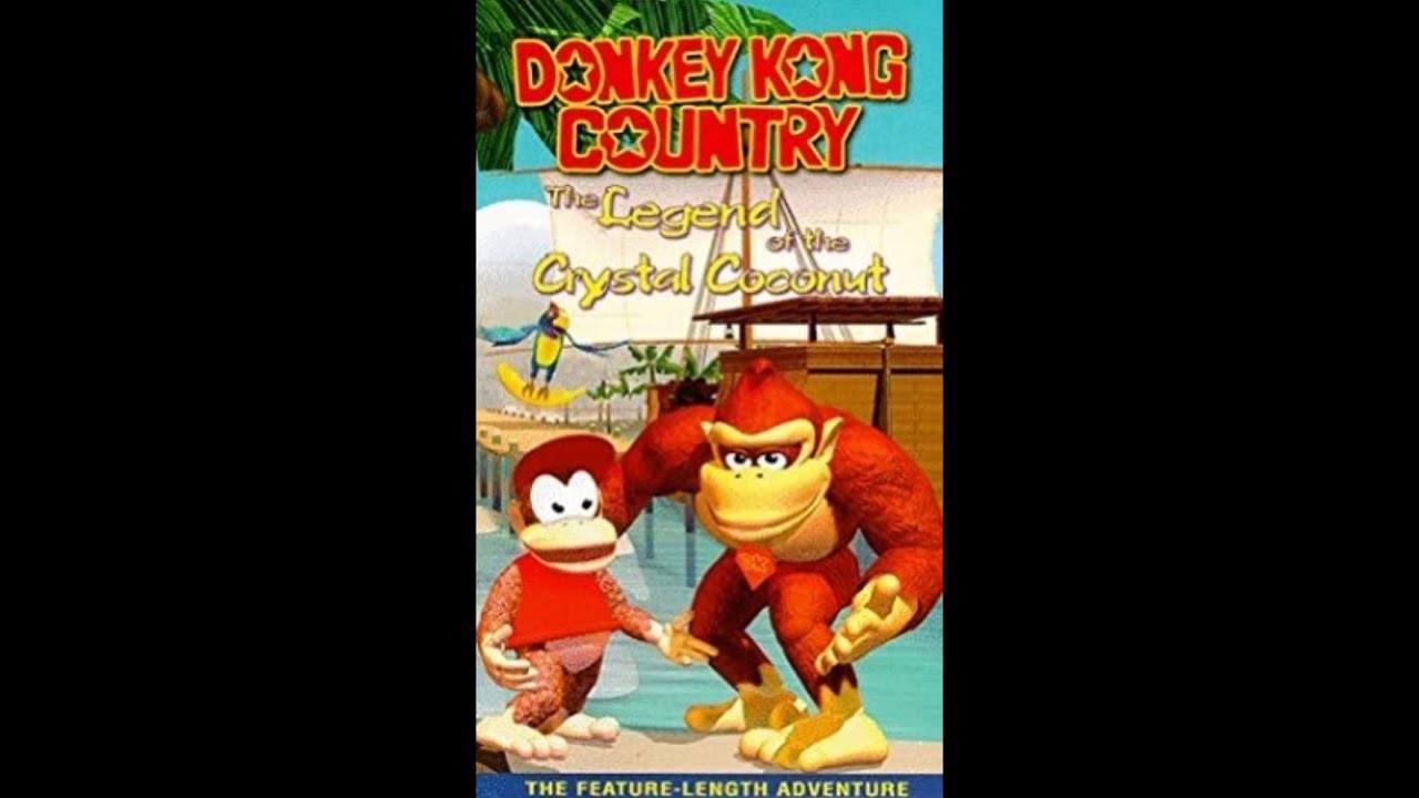 Donkey Kong Country Legend Of The Crystal Coconut Vhs | The Tube