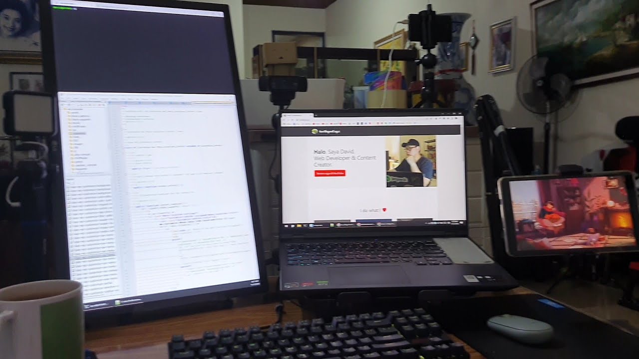 Setup minimalis tapi bikin produktif 😄 - YouTube