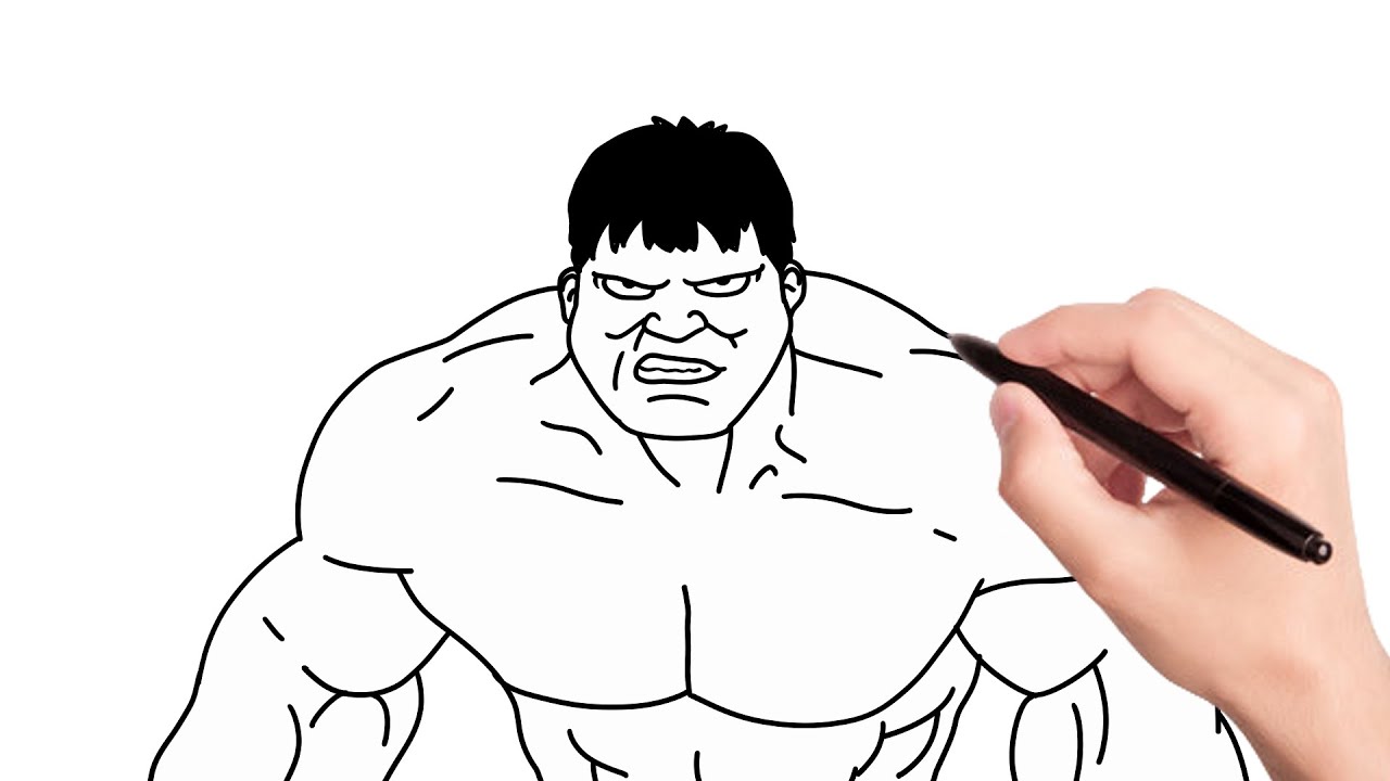 Learn How to Draw The Hulk: Easy Step-by-Step Tutorial - YouTube