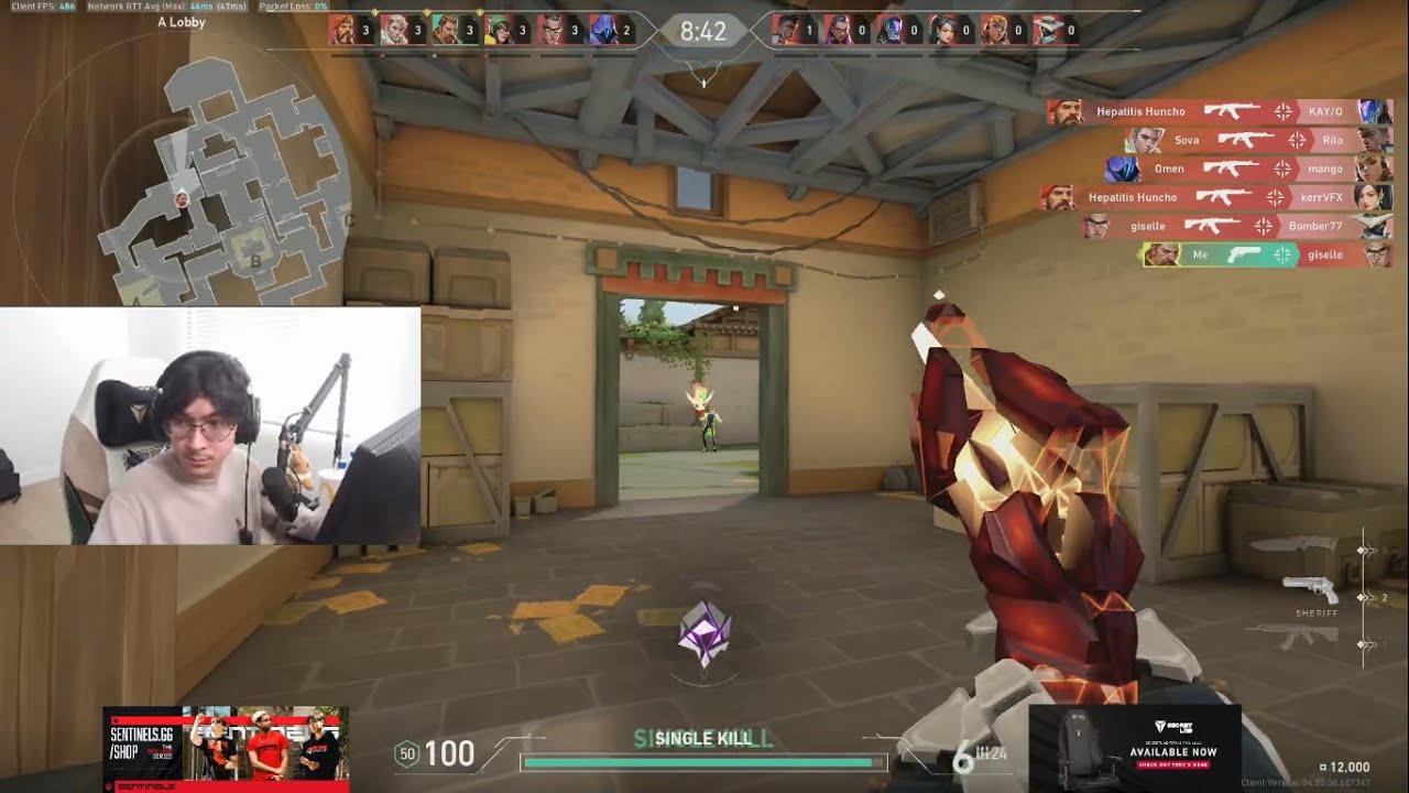 Sen Tenz Valorant - He Finished The Deathmatch With The Sheriff And ...