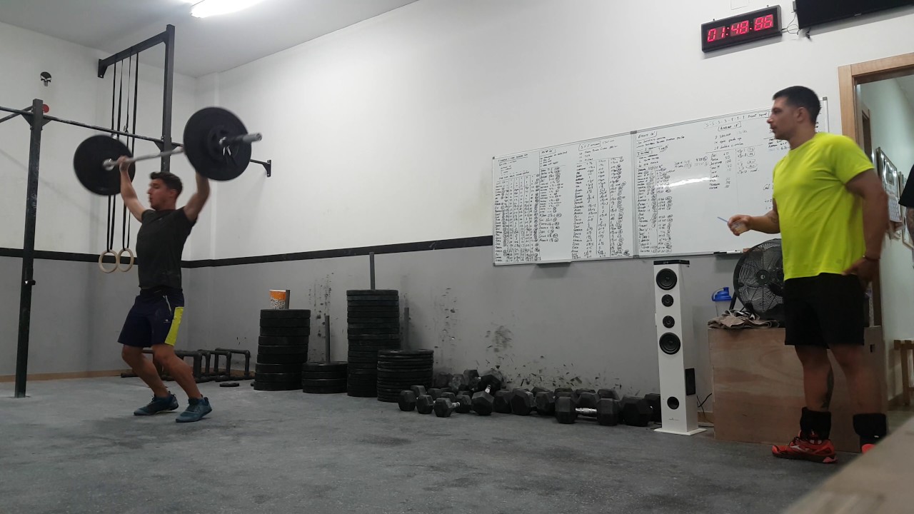 Ramón Domenech. Arenal Games 2017. Escaled wod.1 71 reps - YouTube