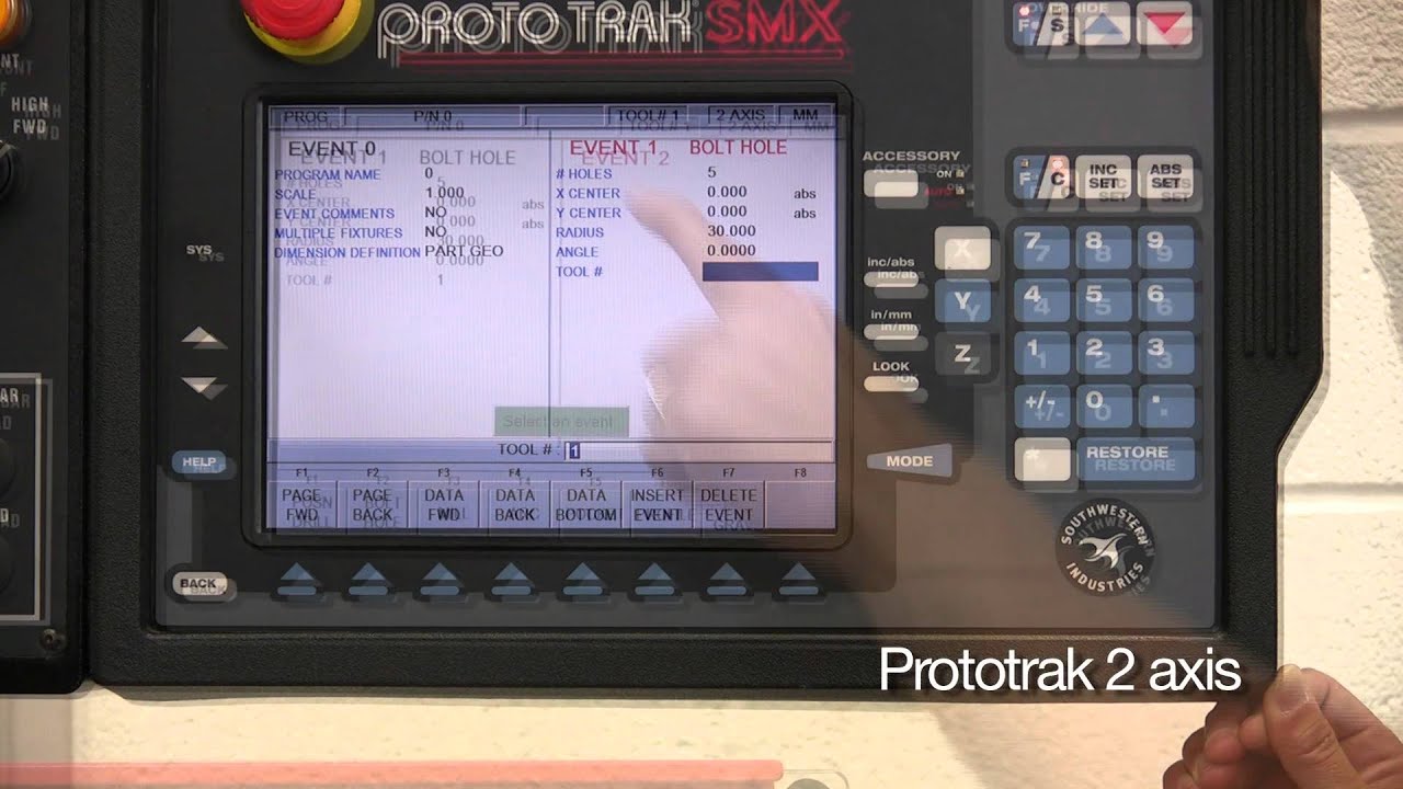 ProtoTRAK 2 Axis - YouTube