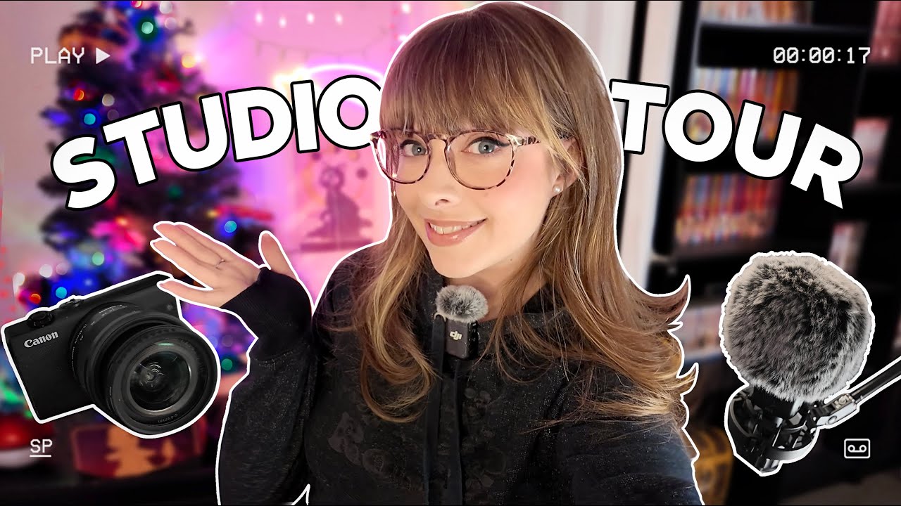 ASMR 🎤📷 A Tour of my Cozy ASMR Studio(s)!~📚🌲 Mic/Camera Equipment Set ...