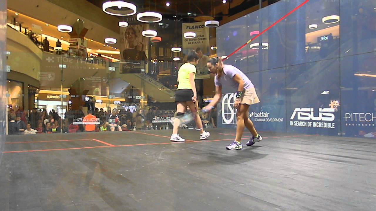 Romanian Open Squash 2015: Andreea Maioreanu vs Petruta Izvoranu - YouTube