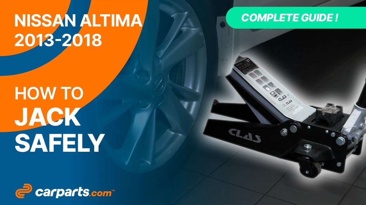 How to jack your Nissan Altima safely ? ⬆ 🚗 - YouTube