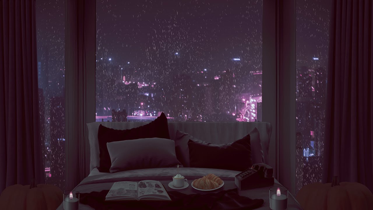 1980's Retro Hotel Ambience 💦 Spending A Night In A Luxury Room While ...