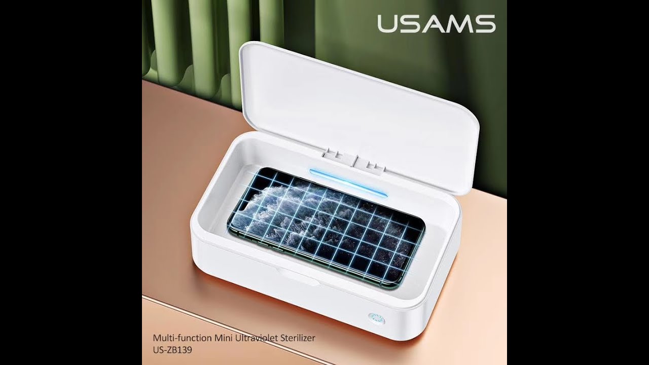 NEW USAMS US-ZB139 Multi-function UV Sterilizer Box - YouTube