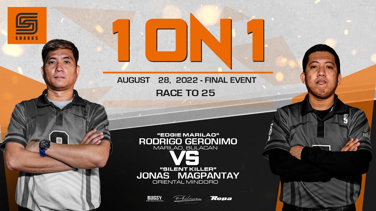 1 on 1 | Geronimo vs Magpantay | August 28, 2022 | Race to 25 - YouTube
