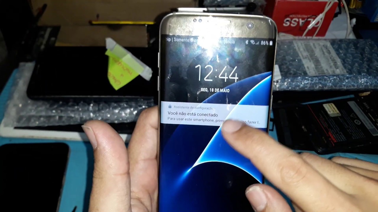 Remover conta google S7 Edge Android 8 Binário 8 - YouTube