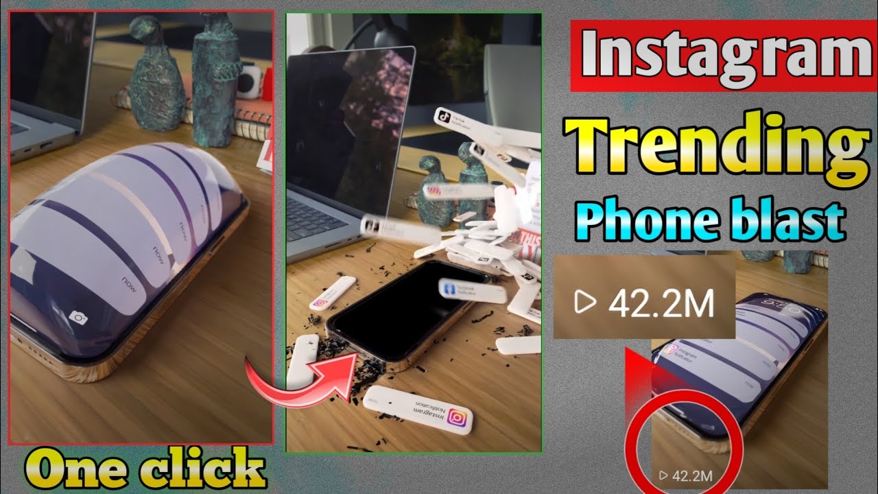 IPhone blast notification effect editing in tamil | instagram trending ...