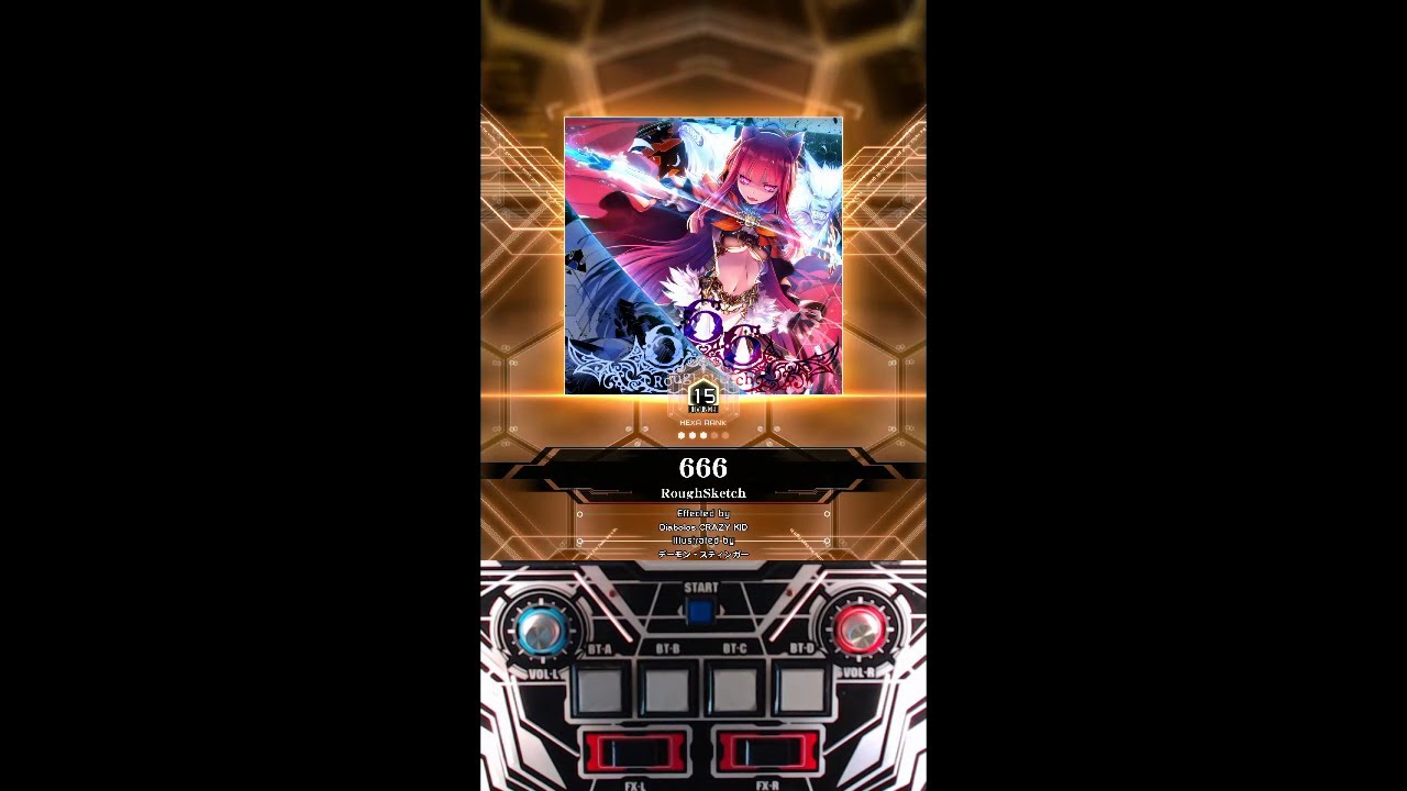 [Sound Voltex, HEXA Rank 3] 666 (ADV 15) - YouTube