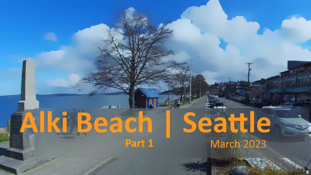 Alki Beach in Seattle Part 1| Virtual Walk Ep 31 - YouTube