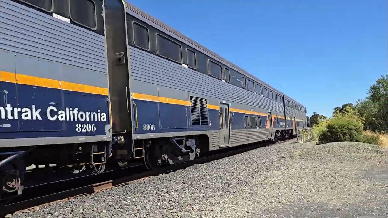 Amtrak Capitol Corridor #728 at Bayfront Park with CDTX #8309 Cab Car and #2103 SC-44 #amtrak ...