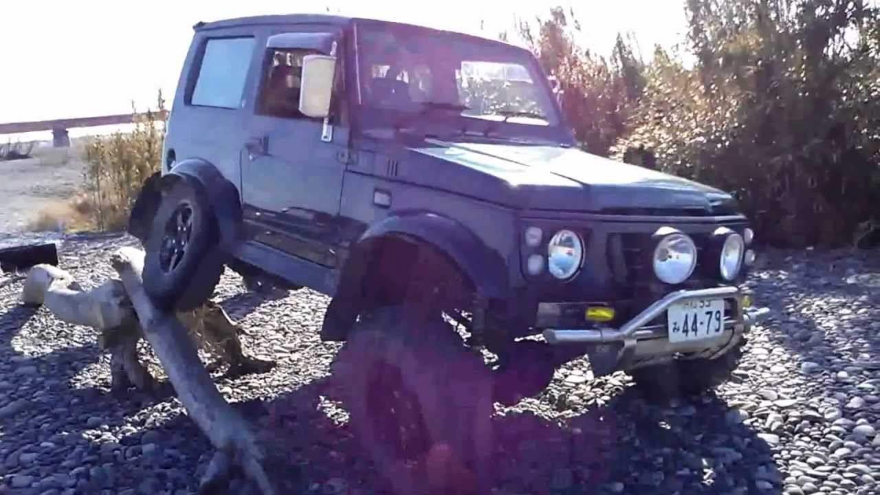 ジムニー JB32 5リンク 犬ション台 クロカン - YouTube