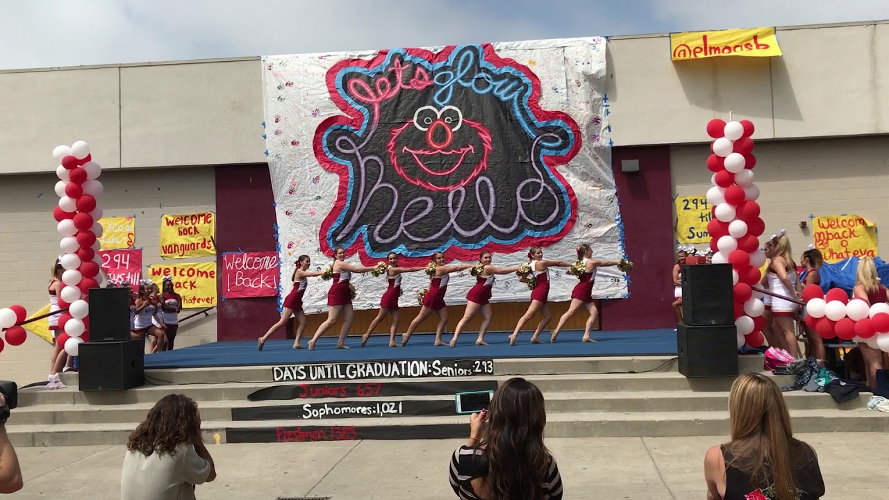 El Modena Cheer Hello Assembly 2017 - YouTube