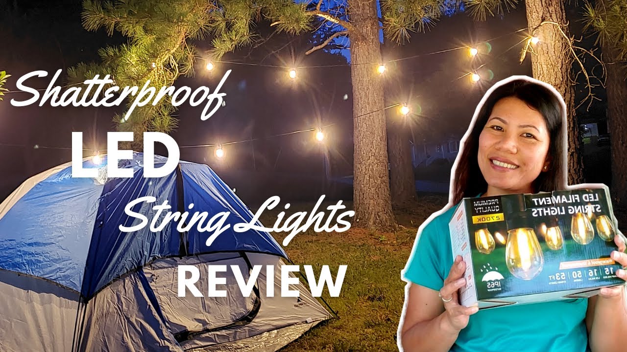 Novtech Outdoor Stringlight Review / Amazon finds - YouTube