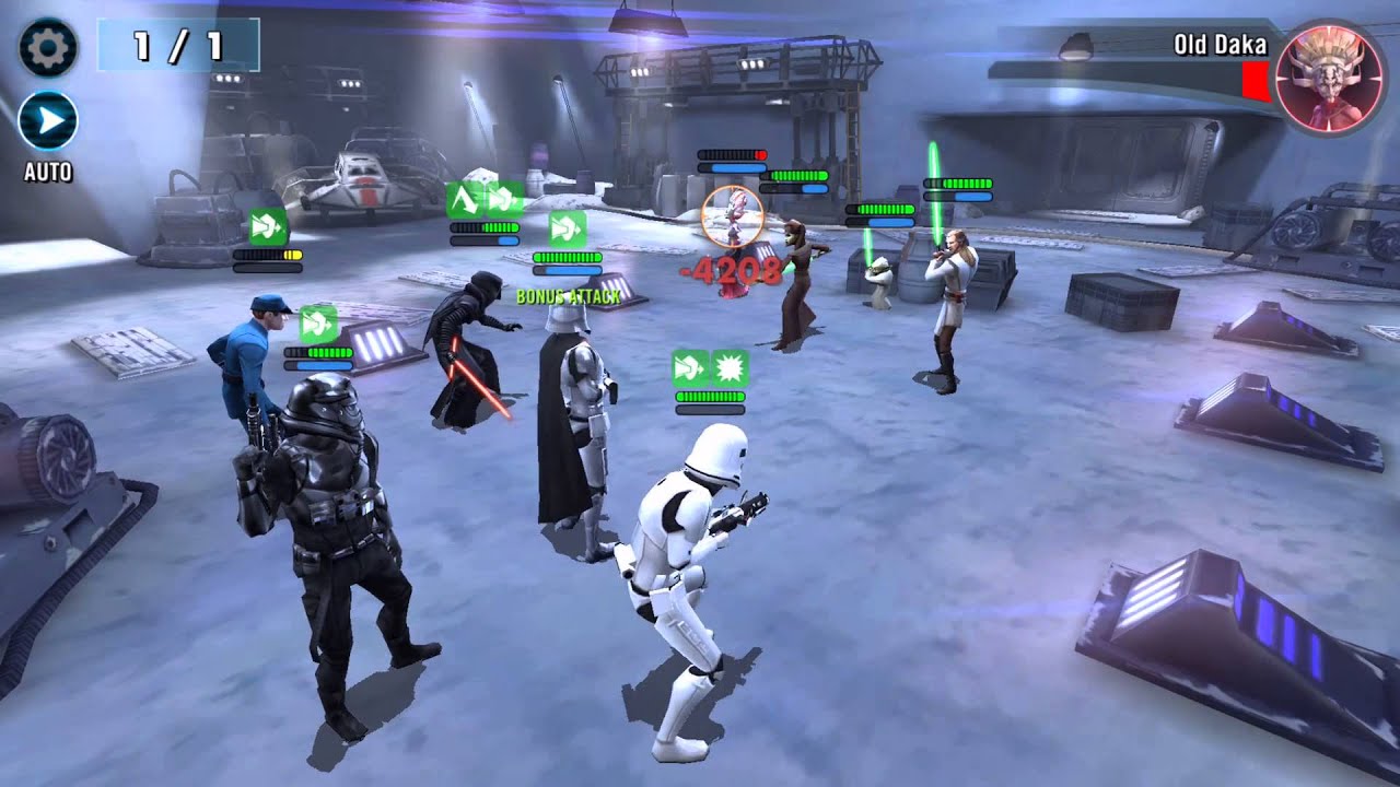 Star Wars: Galaxy of Heroes - Galactic Wars Last Level - Full First ...