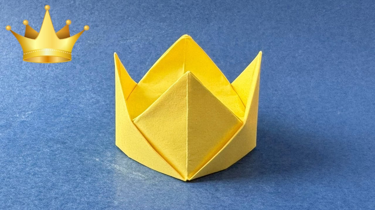Origami Crown | How to Make a Paper Crown | Paper Crafts - YouTube