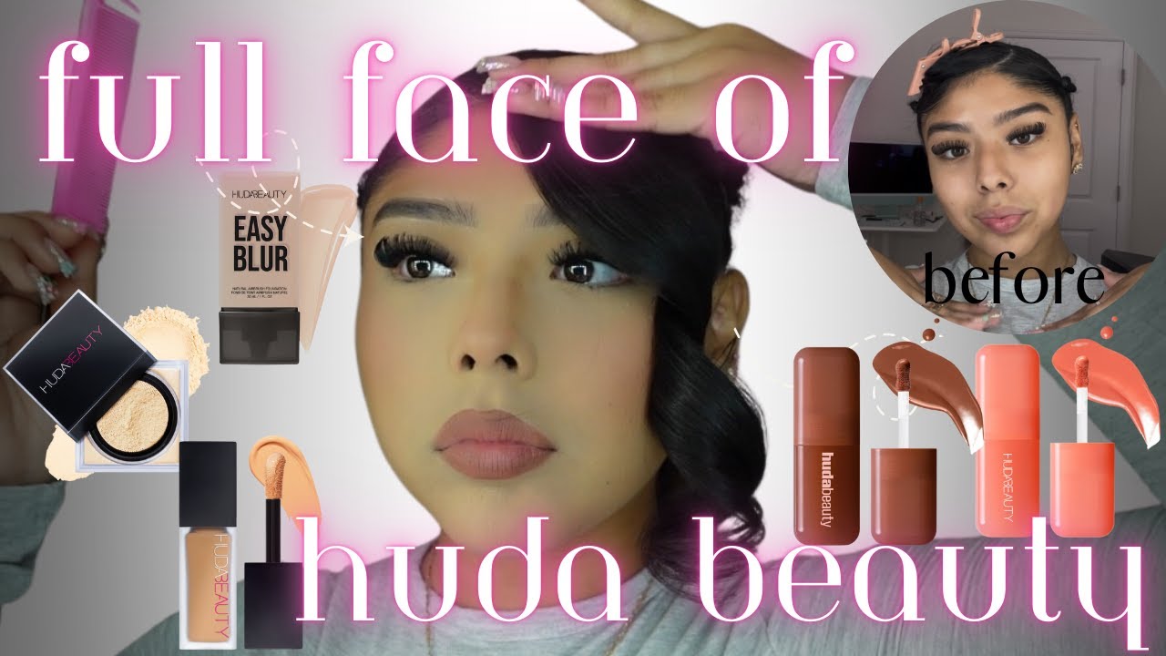 2025 Full face of HUDA BEAUTY Makeup - YouTube
