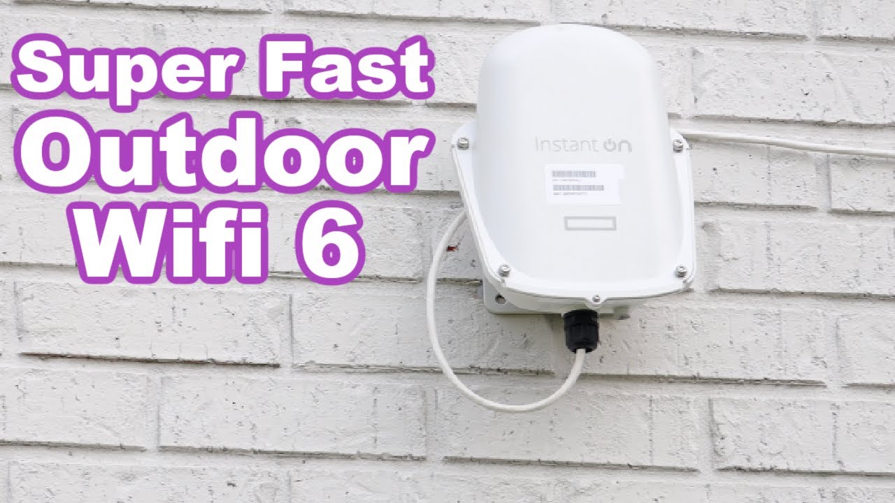 HPE Instant On AP27 Super Fast Outdoor Wifi 6 For your Home or Business ...