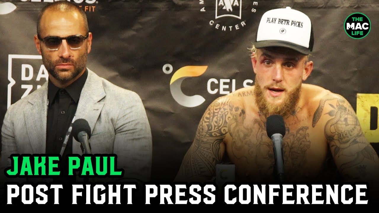 Jake Paul reacts to Nate Diaz fight & choke: "He was legit choking me ...