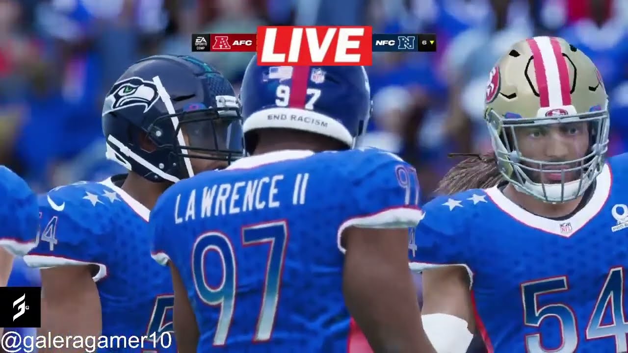 NFC vs AFC LIVE | Watch 2025 NFL Pro Bowl Online FREE! MADDEN 24 - YouTube