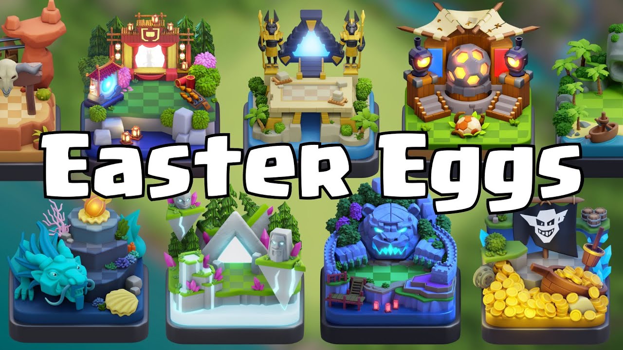 I Bought Every Scenery in Clash of Clans to Find the BEST Easter Eggs ...