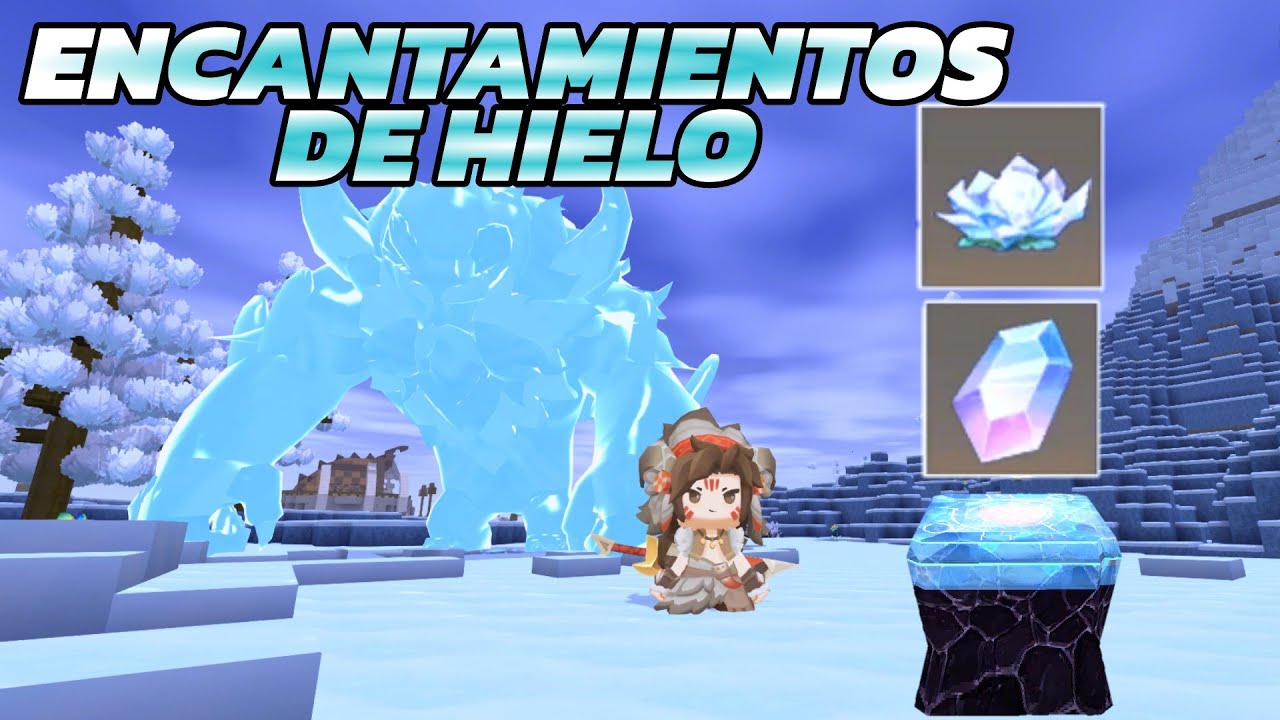 Nuevos encantamientos de hielo mini world - YouTube