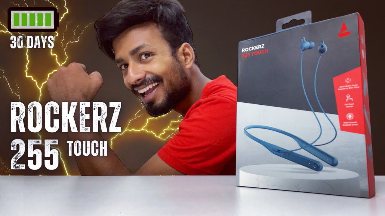 India's First Neckband with Touch Swipe Control : boAt Rockerz 255 ...