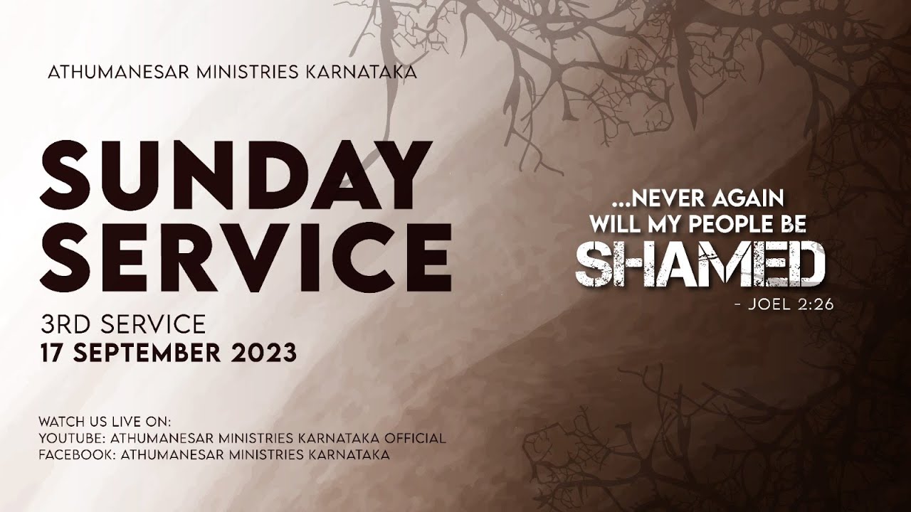 LIVE | SUNDAY SERVICE | 17-09-2023 | 3RD SERVICE | PASTOR CJ.SAMUEL ...