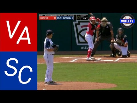 Virginia vs South Carolina | LLWS Southeast Regional Opening Round ...