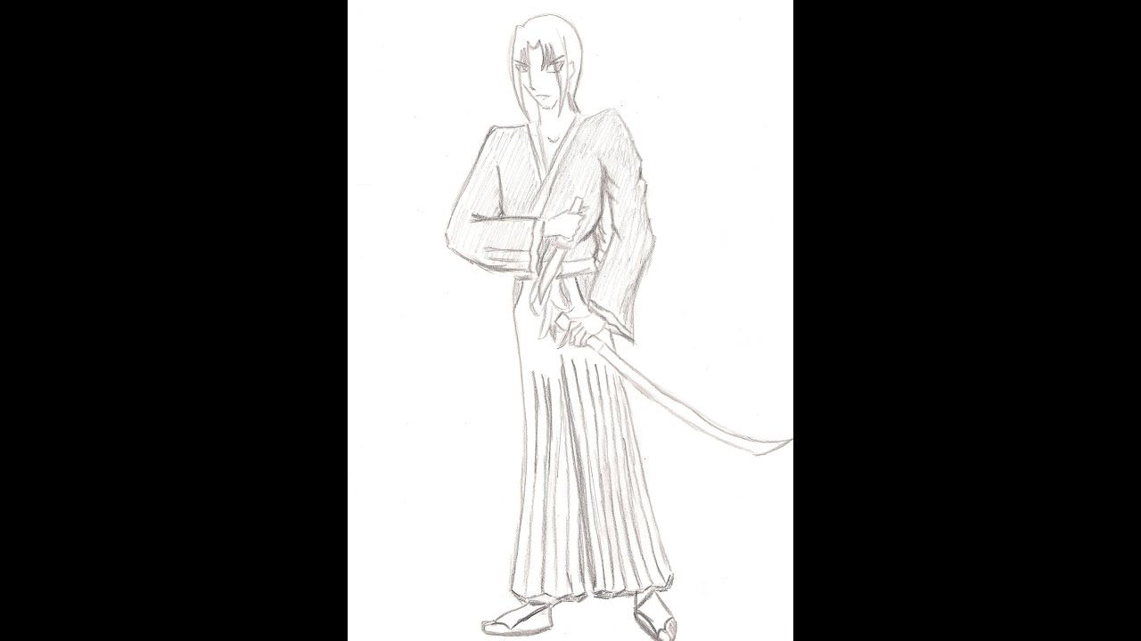 How To Draw A Samurai Part 1 - YouTube